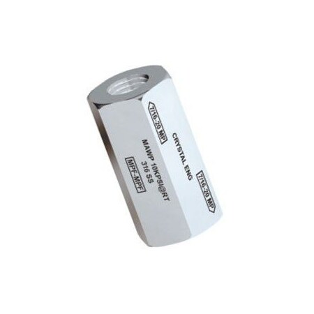 Crystal Pressure Ametek Crystal Female Cpf To Cpf Adapter MPF-MPF | Zoro